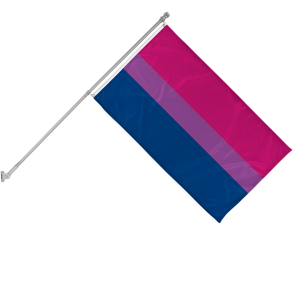 Vispronet 3ft x 5ft Bisexual Pride Flag, Polyester Flag with 6ft ...