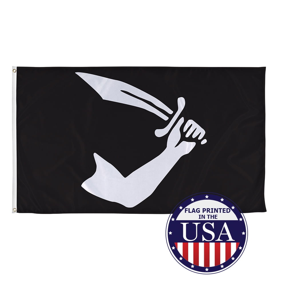 Vispronet 3ft x 5ft Captain Thomas Tew Jolly Roger Pirate Flag, Outdoor ...