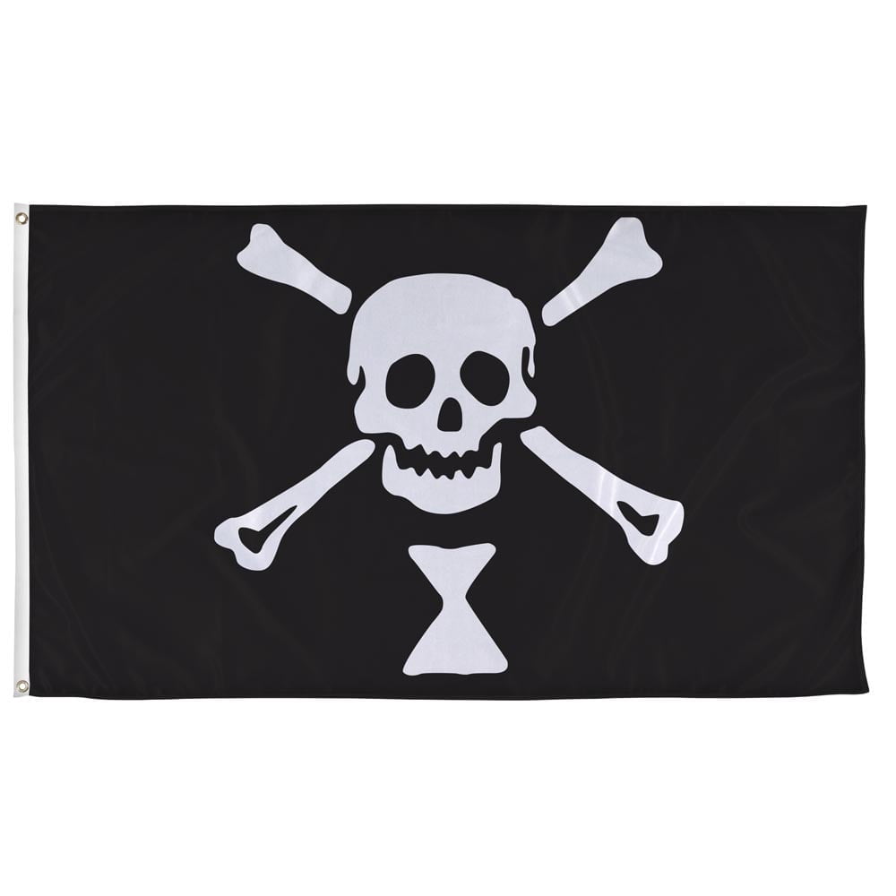 Vispronet 5ft x 8ft Jolly Roger Pirate Flag Emmanuel Wynn, Indoor ...