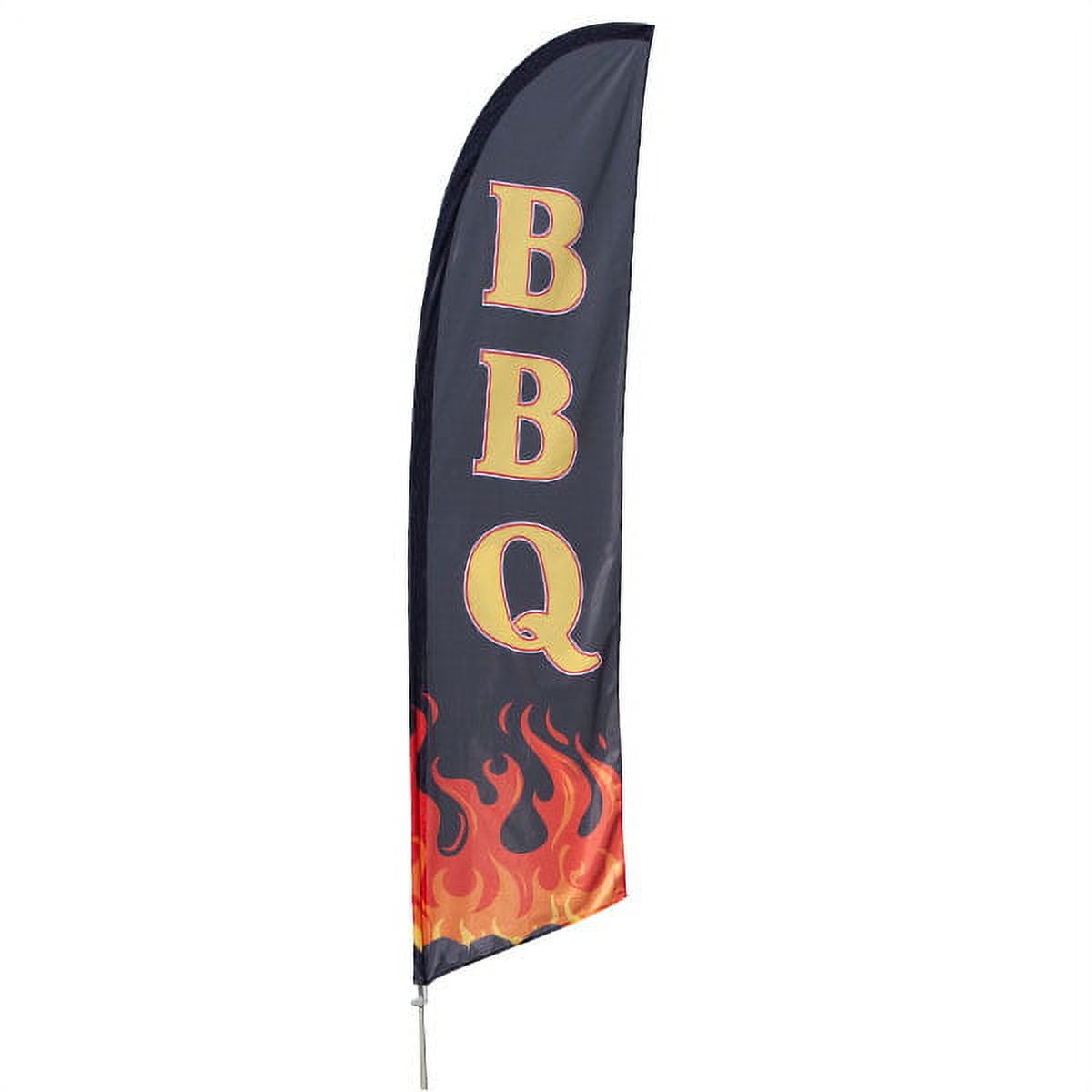 Vispronet BBQ Feather Banner Swooper Flag - Flag Only - 2.6ft x 11.2ft ...