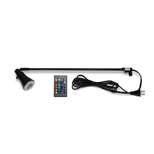 Vispronet - Black Color Changing Stand Light - Bright LED Light, Solid ...