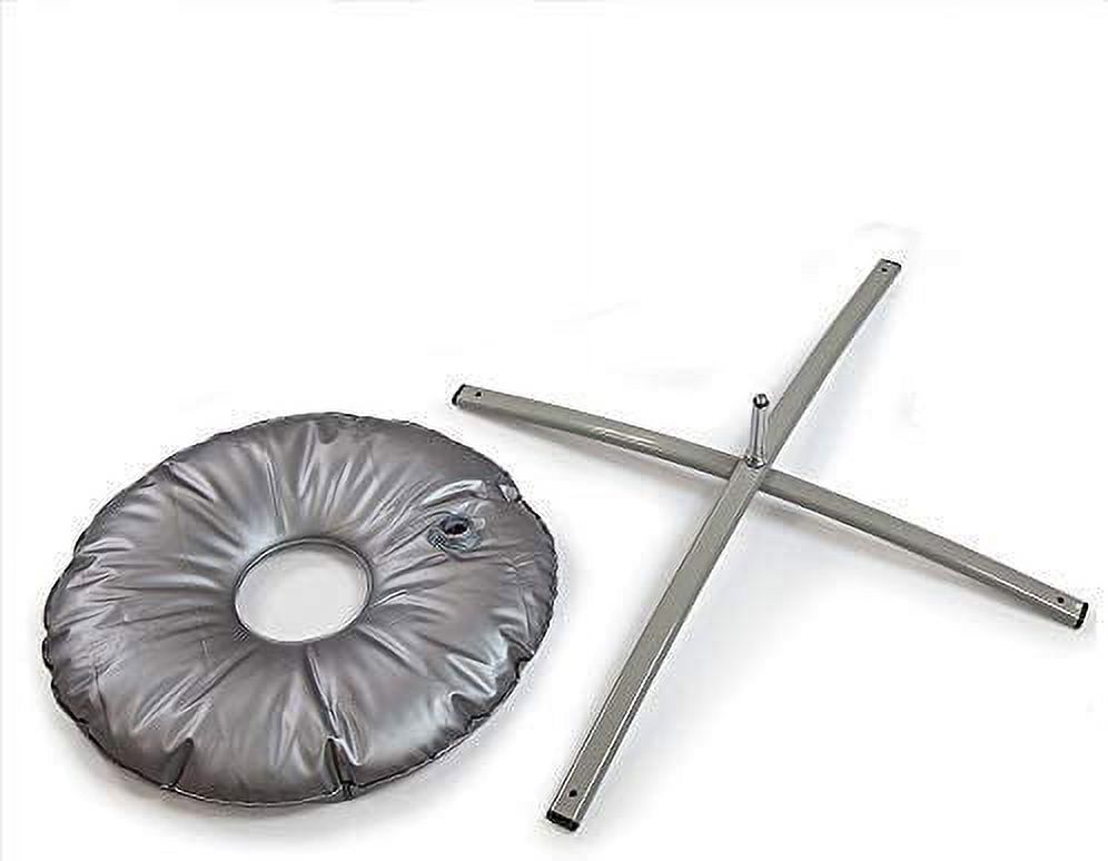 Vispronet Cross Base Stand – 24in x 24in Flag Pole Base with Bearing ...