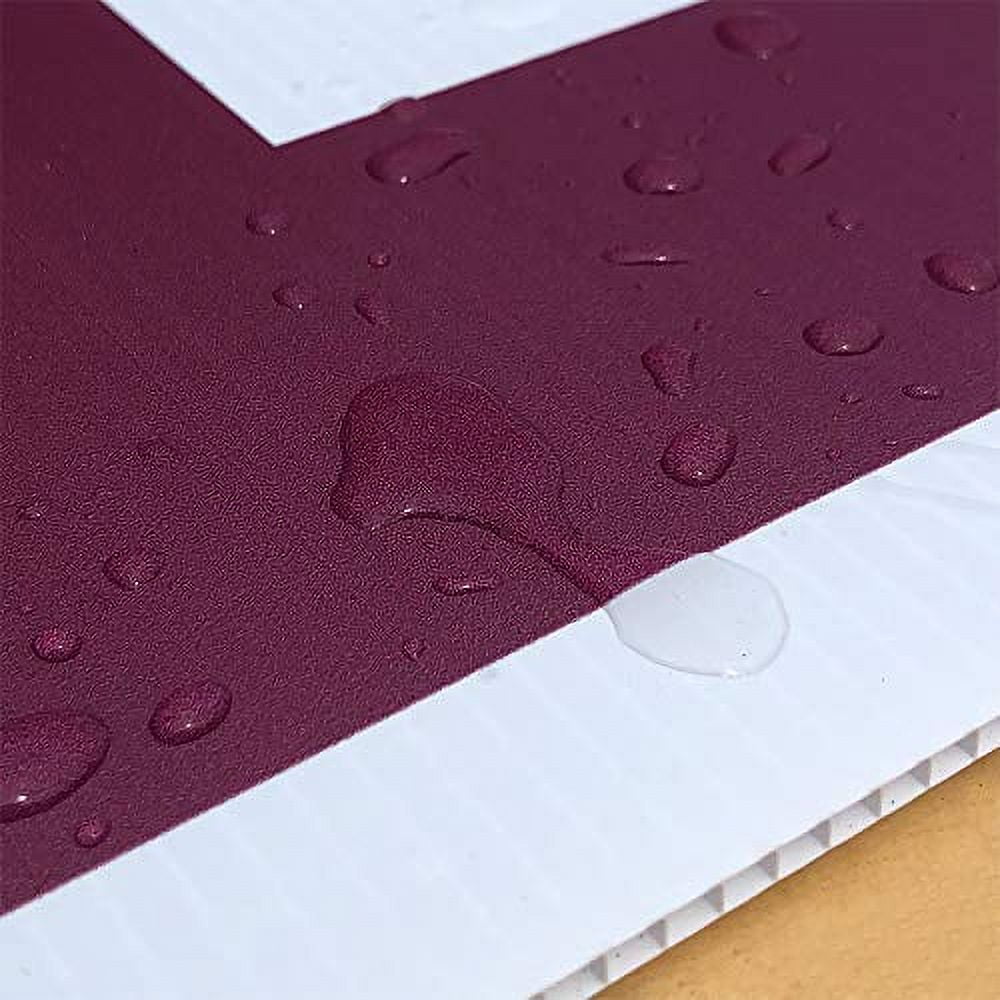 Vispronet Heroes Work Here Yard Sign – 18in Tall Yard Letters with ...