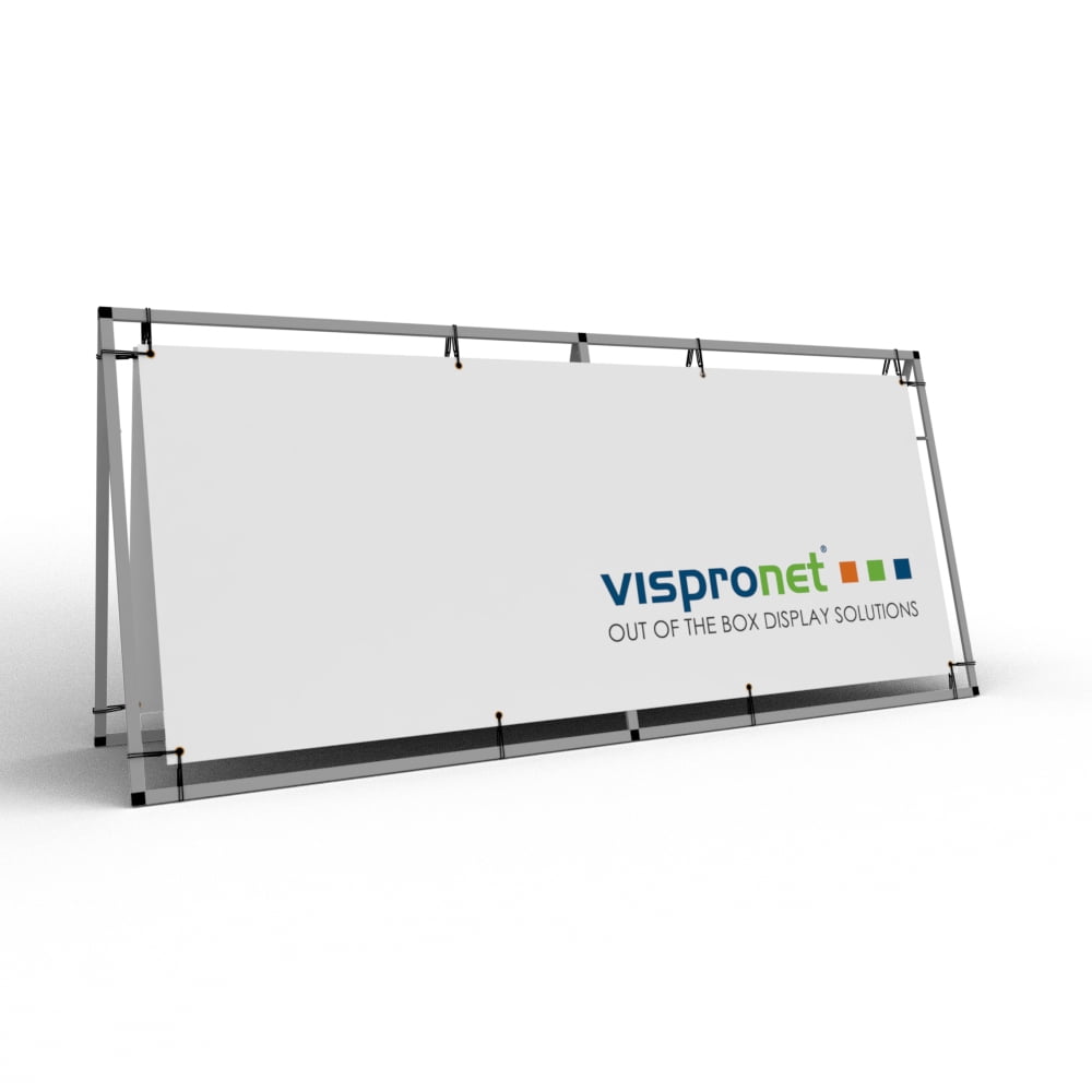 Vispronet 3ft x 7ft A-Frame Banner Stand – Portable, Weather-Resistant ...