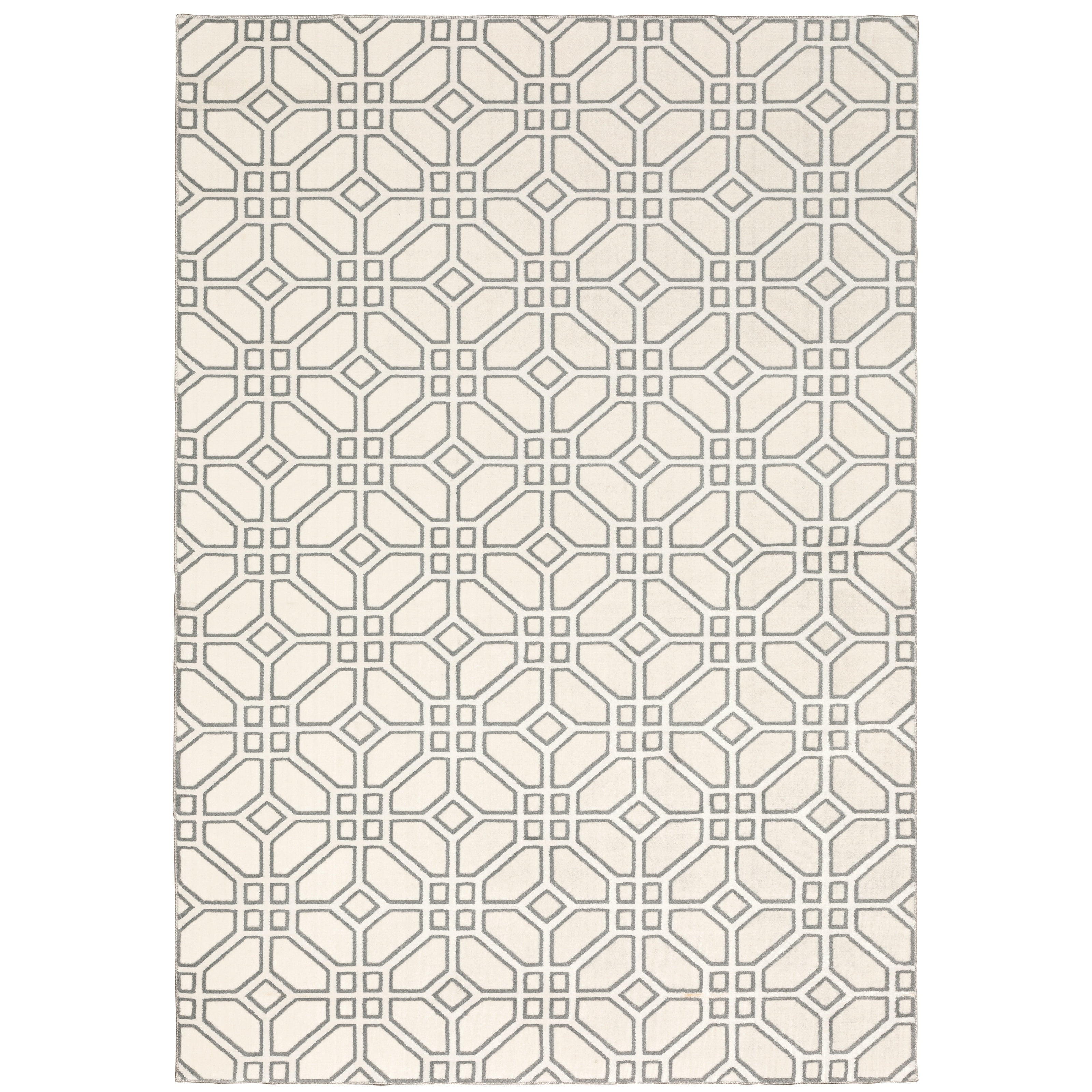 Vista Home Cosette Geometric Tile High-Low Pile Area Rug 7'10" x 10'10 ...