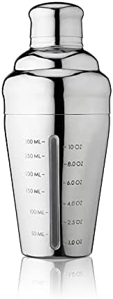 Vista Stainless Steel Cocktail Shaker with Measurements for Cold Brew ...