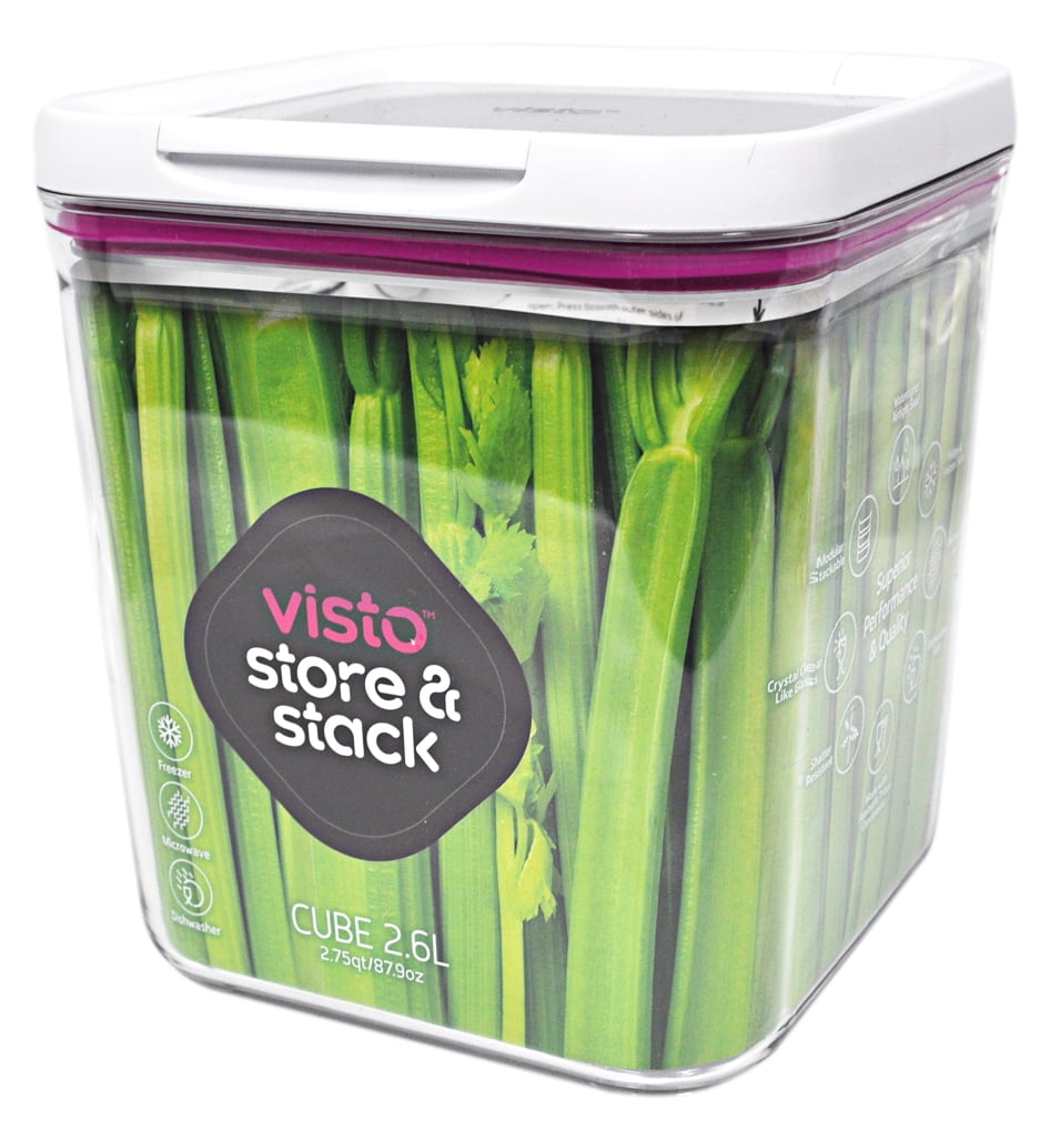 Visto Store and Stack Food Storage Cube 2.75 Quarts - Walmart.com