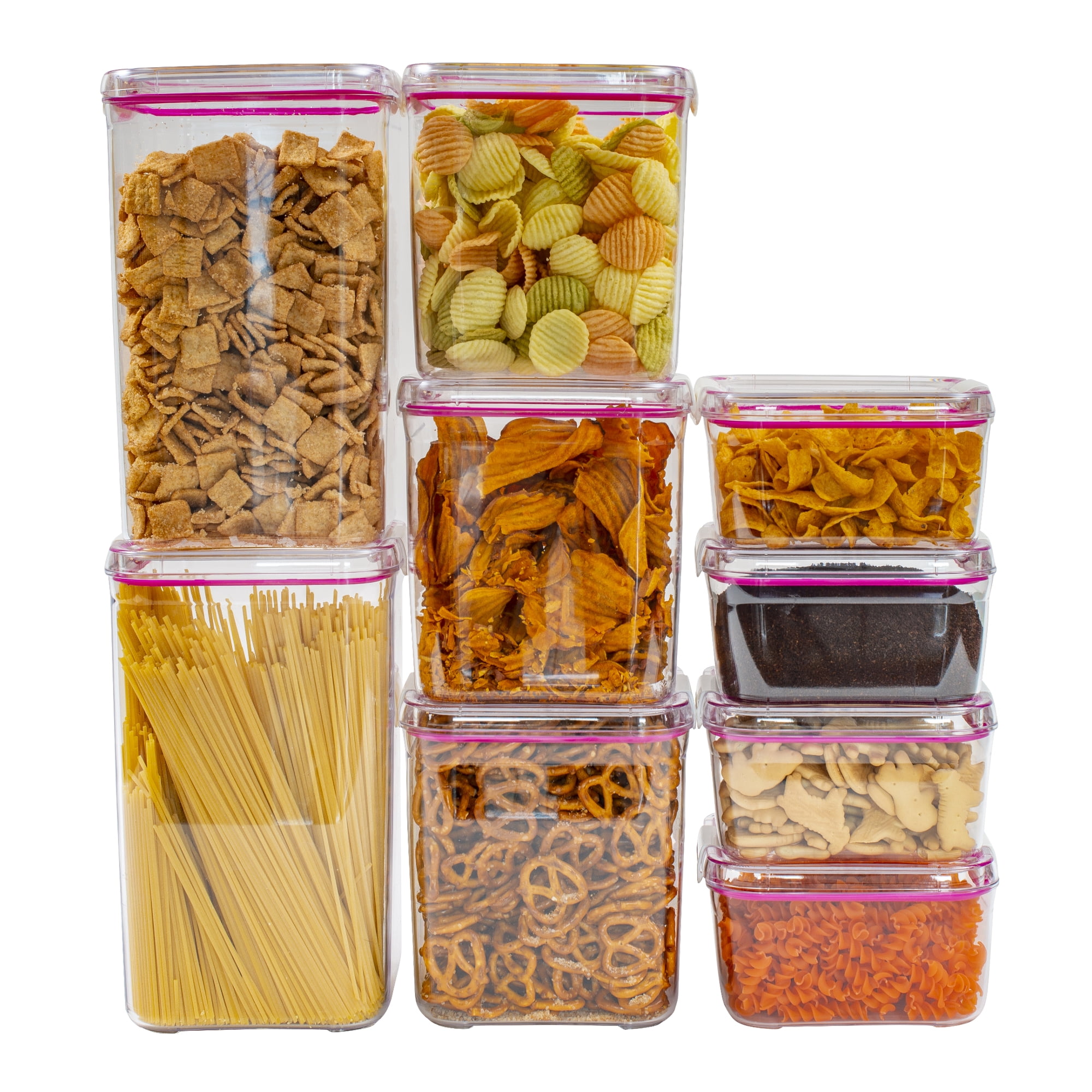 Visto Variety Pack 18 Piece Set, Food Storage Container Set, Capacity ...