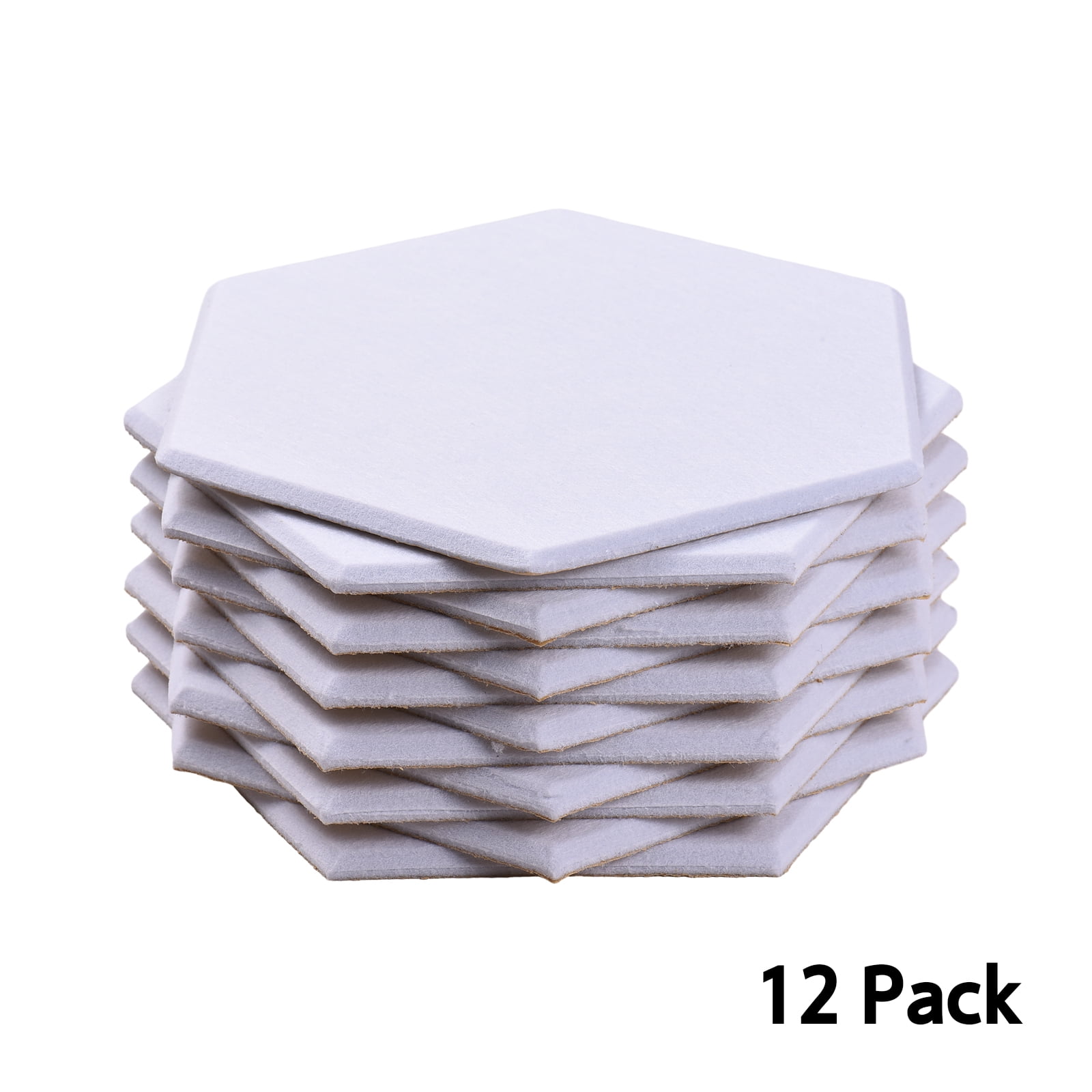 Vistreck 12 Pack Acoustic Panels Hexagon Sound Proof Padding for ...