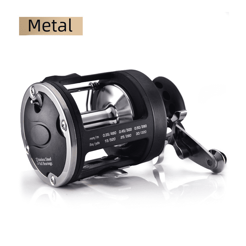 Visual Anchor Fish Full Metal Head Fishing Wheel Sea Fishing Wheel Drum ...