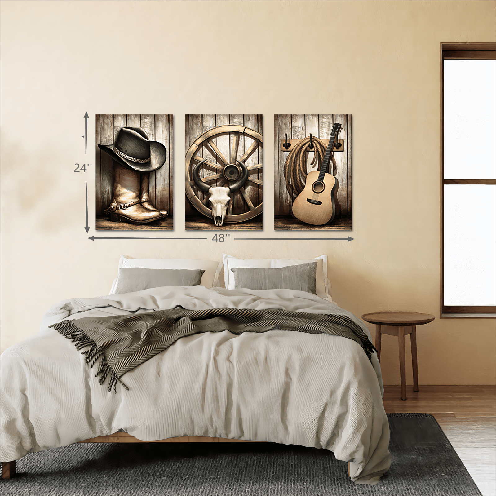 Visual Art Decor 3 Piece 16x24 Framed Modern Wall Art Decor Clearance ...