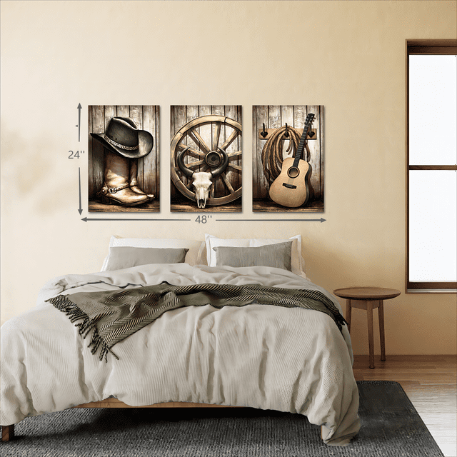 Free Shipping! Visual Art Decor 3 Piece 16x24 Framed Modern Wall Art ...