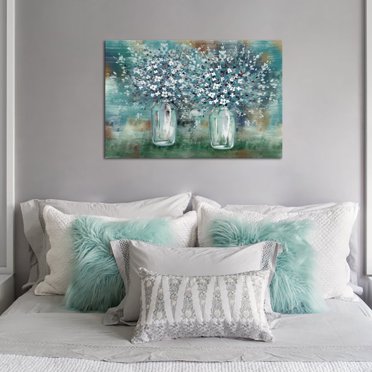 LED Lighted Famous Eiffel Tower Paris France at Night Canvas Wall Art ...