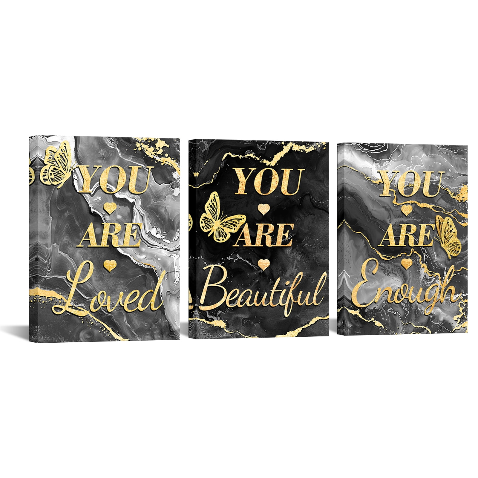 Visual Art Decor You Are Laugh You Are Loved You Are Motivational 12" x ...