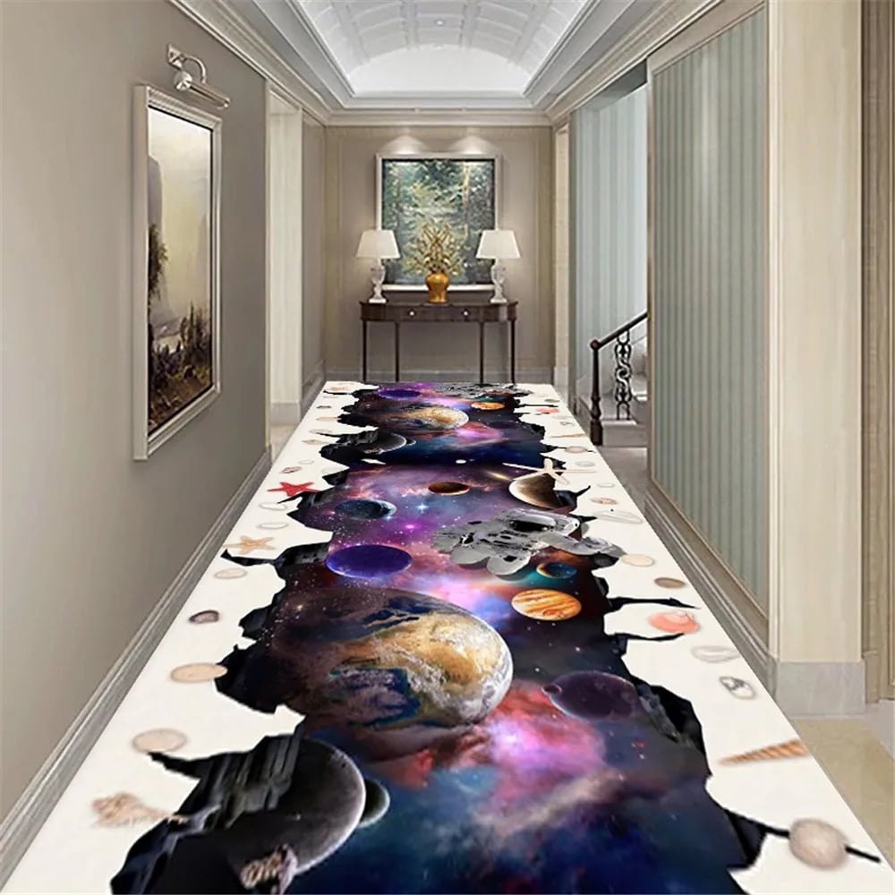 Visual Carpet 3D Graphic n Cliff Falls Print Floor Mat Small Area Rug ...