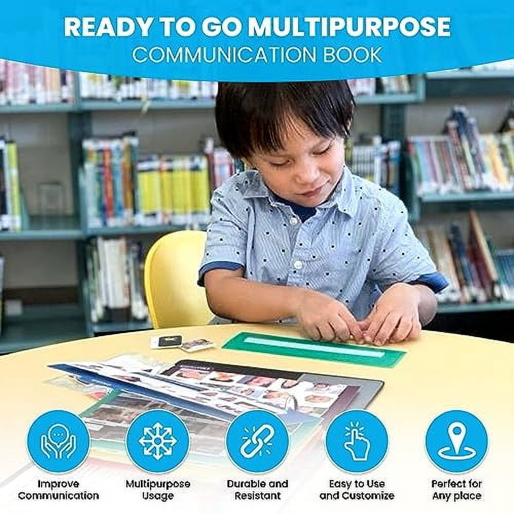 Visual Communication Book,162 ASD Photo Picture Cards: Autism Language ...