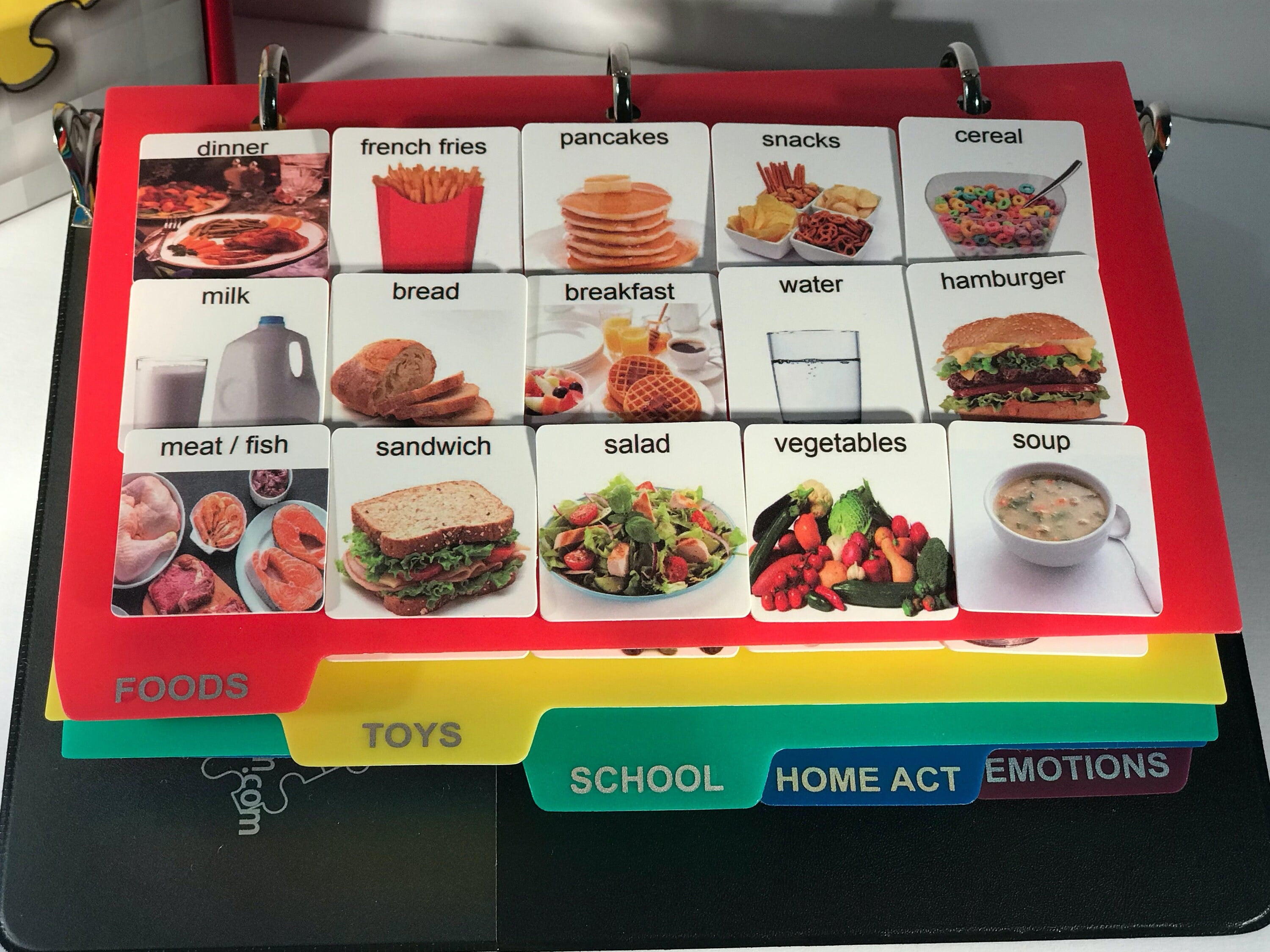 Smile4Autism Visual Communication Book: Early Education Flashcards for ...