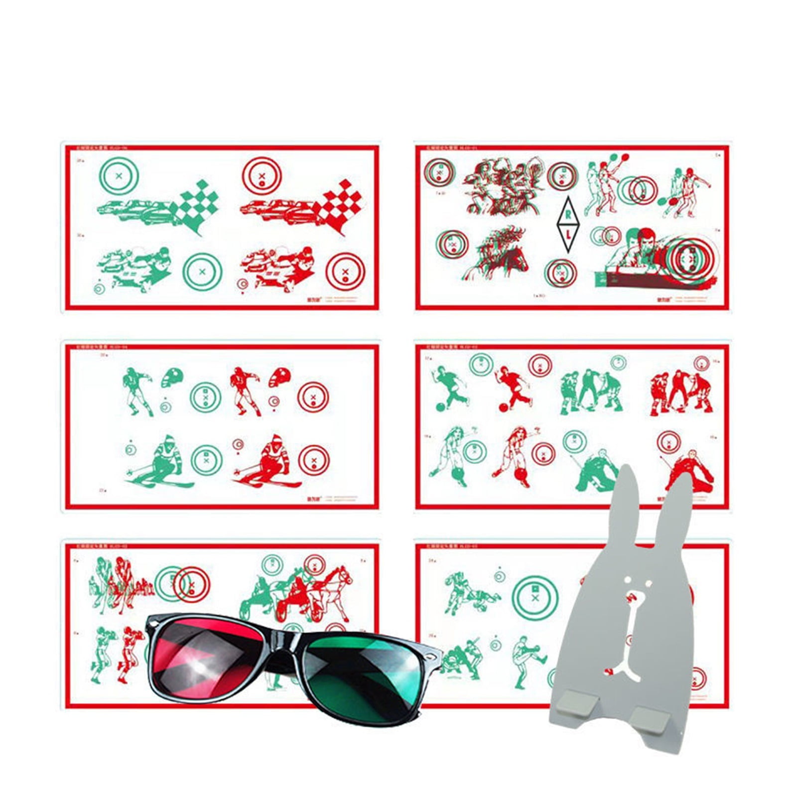 Visual Correction,Stereo Eye Training Device, Vision Therapy, Fixed ...