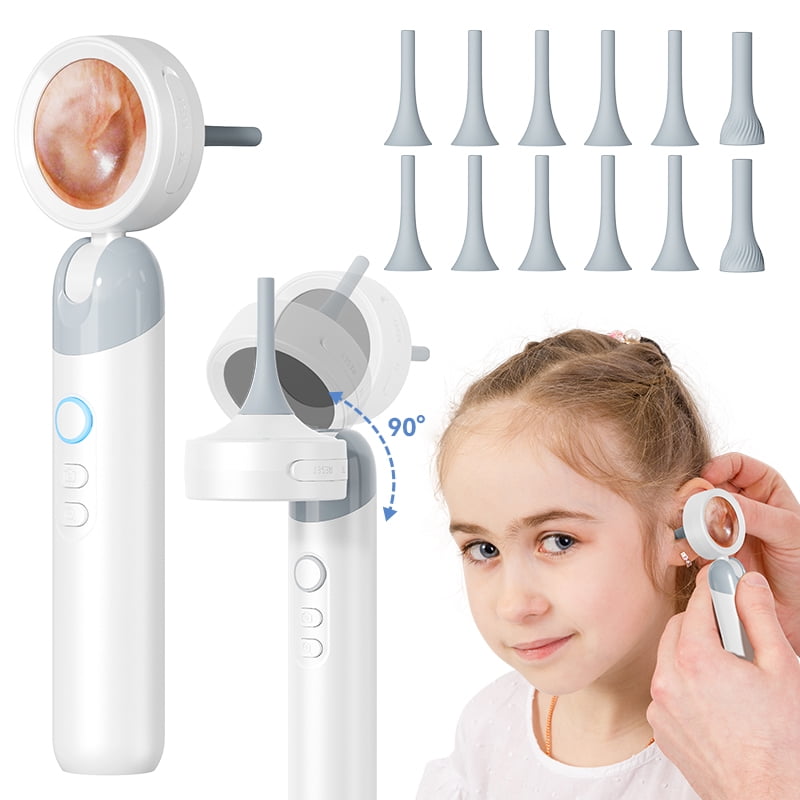 Visual Ear Otoscope 1.38'' IPS Screen Wireless Endoscope 1080P HD ...