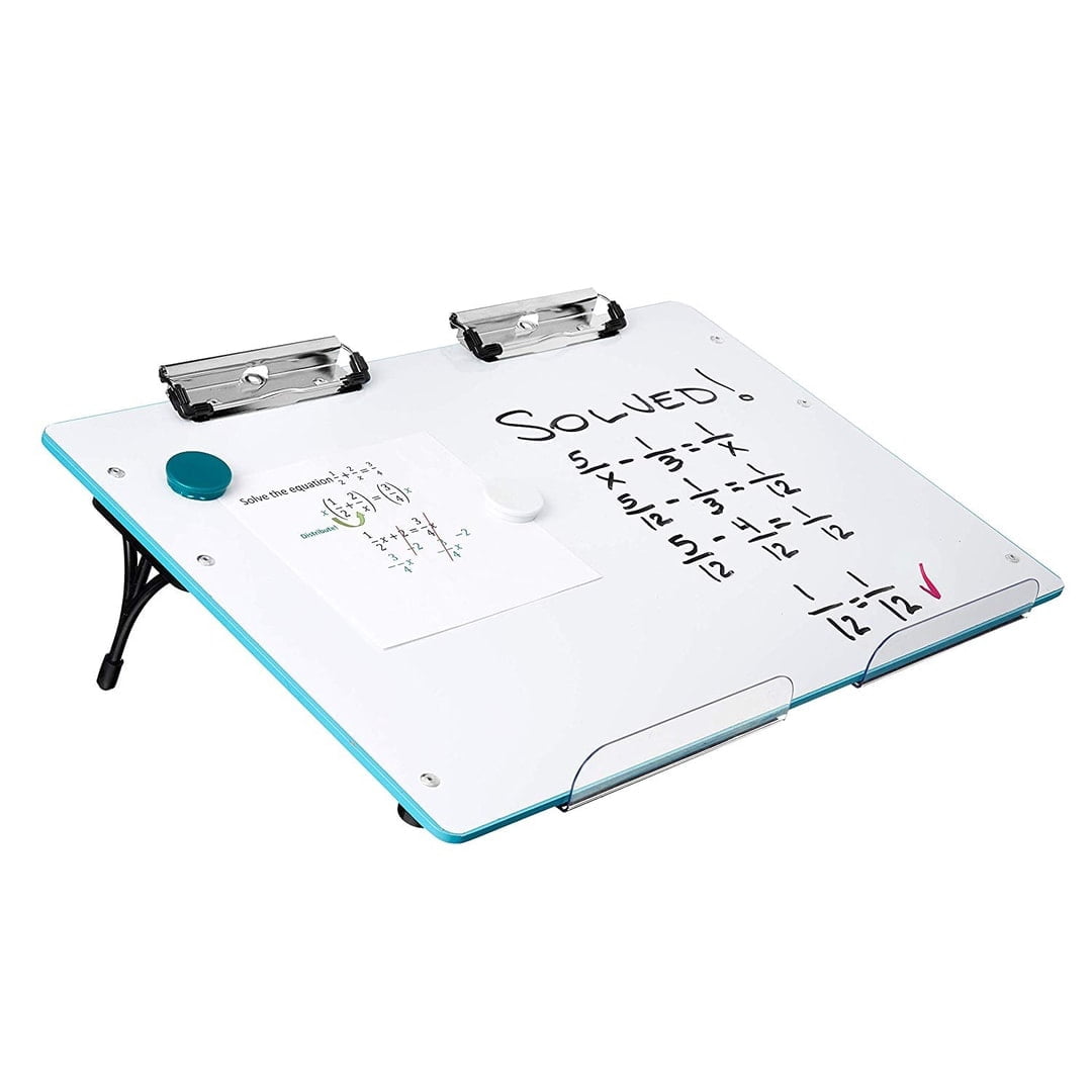 Visual Edge Slant Board - Easy to Travel Dry Erase Whiteboard for ...