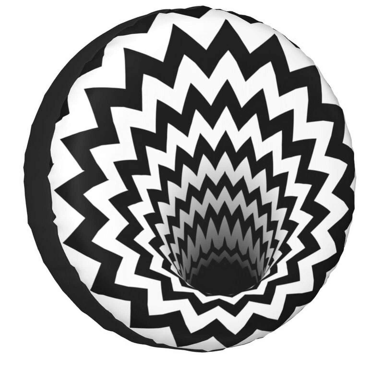 Visual Geometric 3D Art Spare Tire Cover for Land Cruiser Prado RV SUV ...