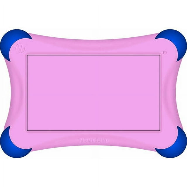 Visual Land 7” Silicone Safety Bumper Case - Pink - Walmart.com