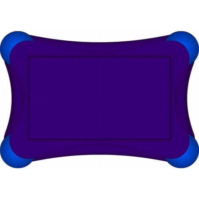 Visual Land 7” Silicone Safety Bumper Case - Purple - Walmart.com