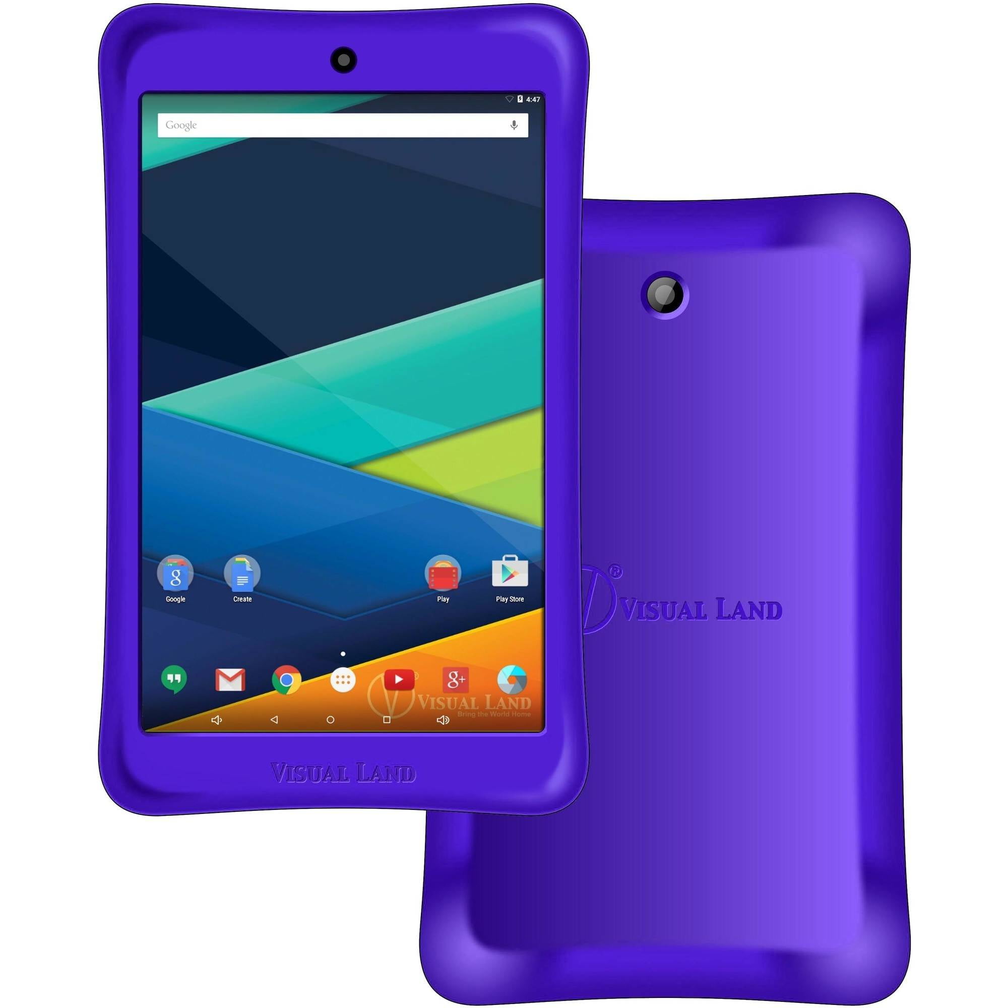 Visual Land 8" Bumper Case - Purple - Walmart.com