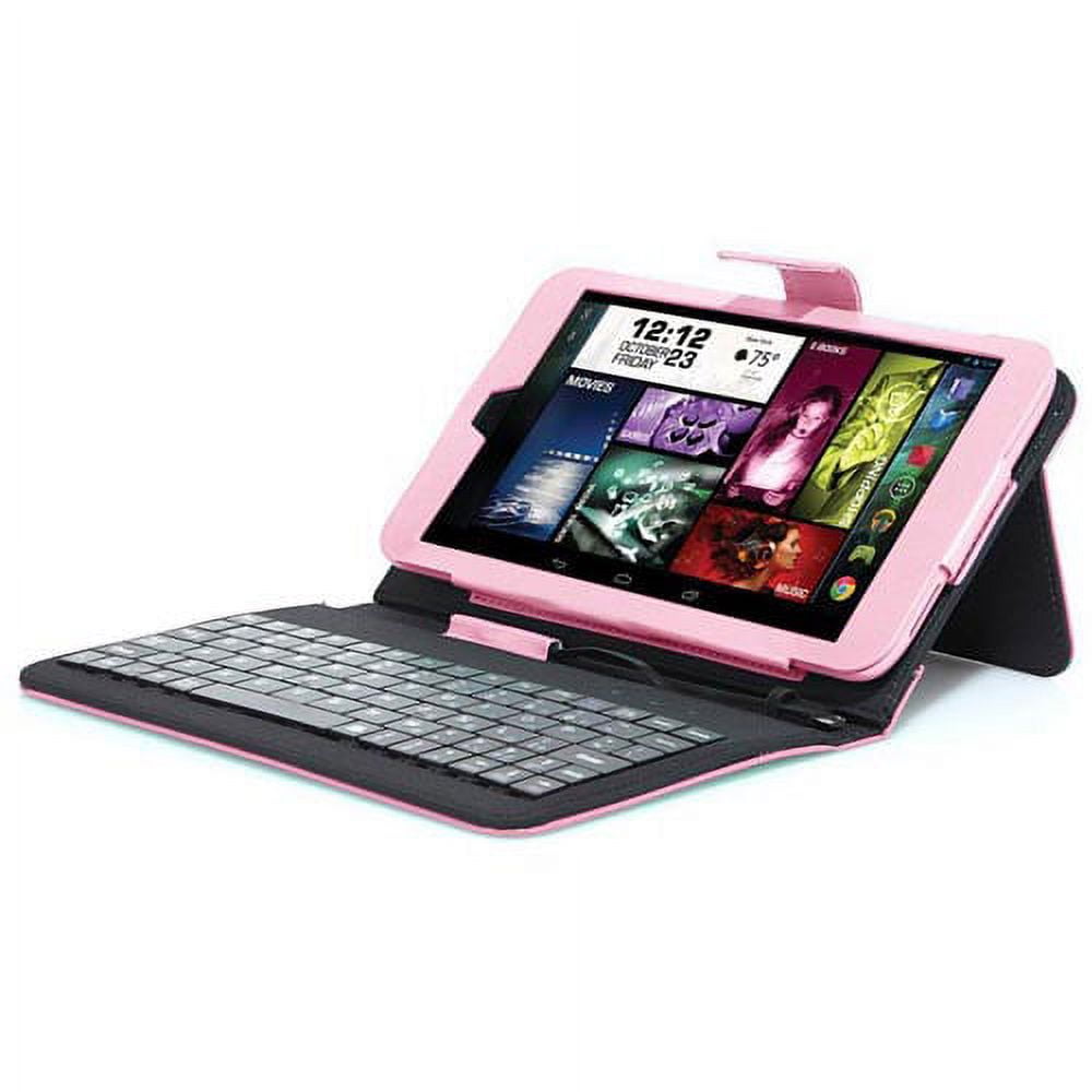 Visual Land 8" IPS Tablet Quad Core 16GB includes Keyboard Case ...