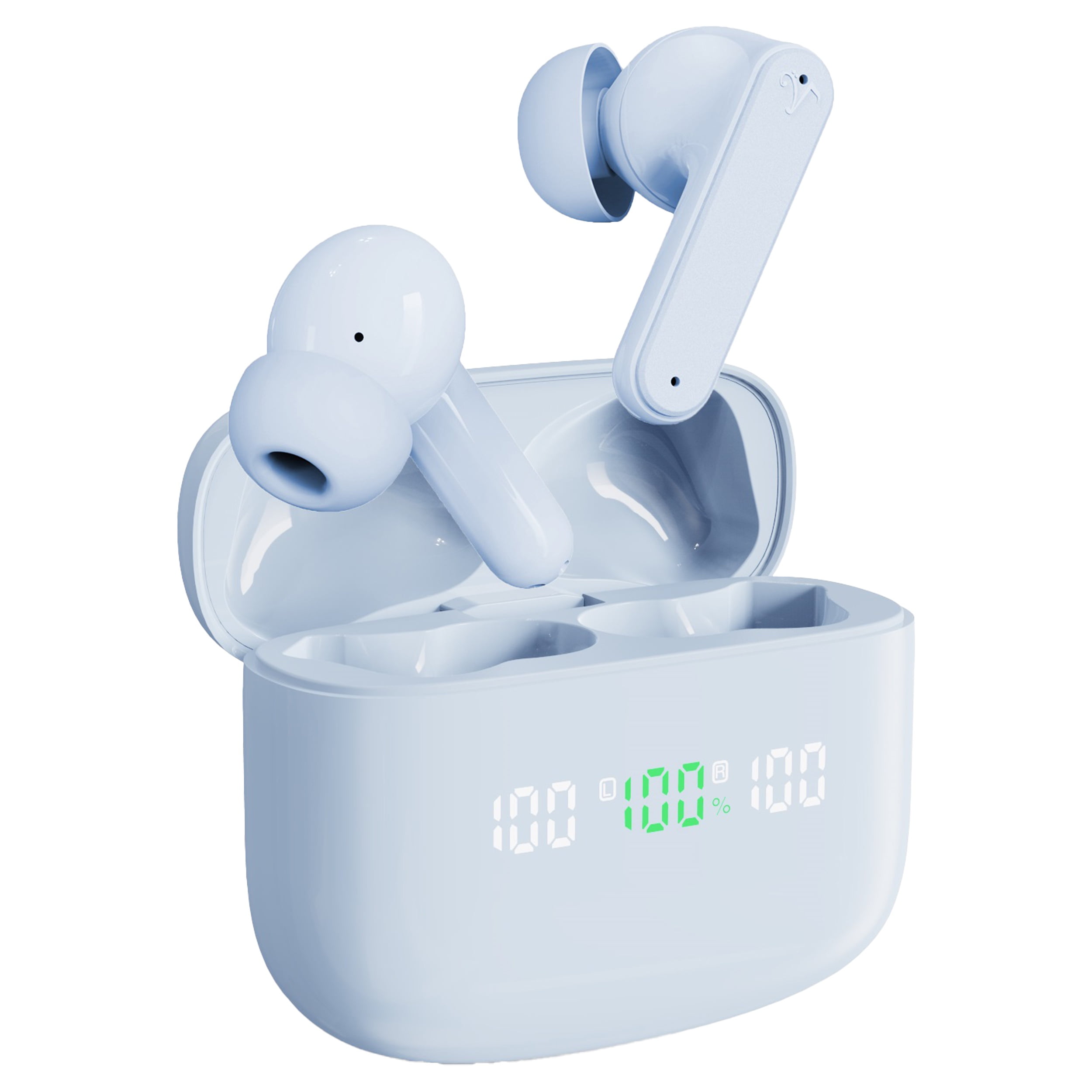 Visual Land SOUNDWAVE A1 Essential Active Noise Cancelling Earbuds, 50H ...