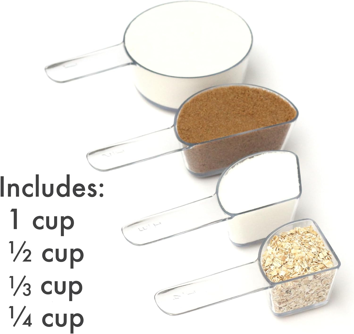 Visual Measuring Cups - Clear, Easy Read, Award-Winning Design ...