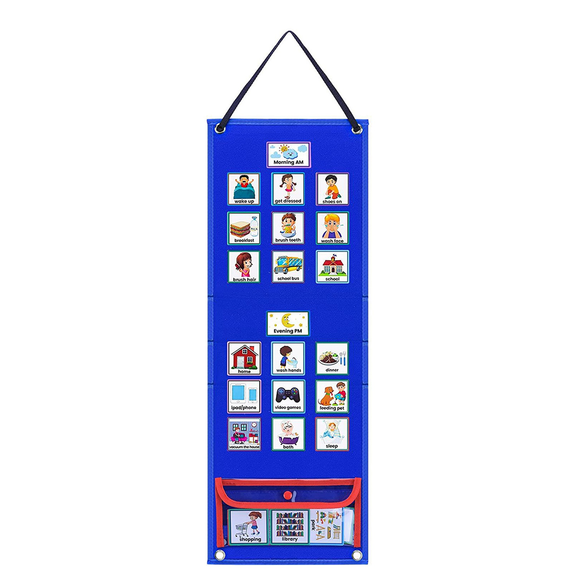 Visual Schedule for Kids Daily Routine Chart with 70 Cards Calendar ...