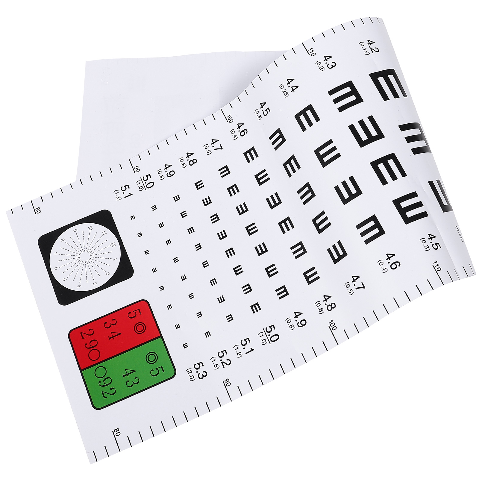 Visual Testing Chart Eyesight Testing Wall Chart Convenient Eye Chart ...