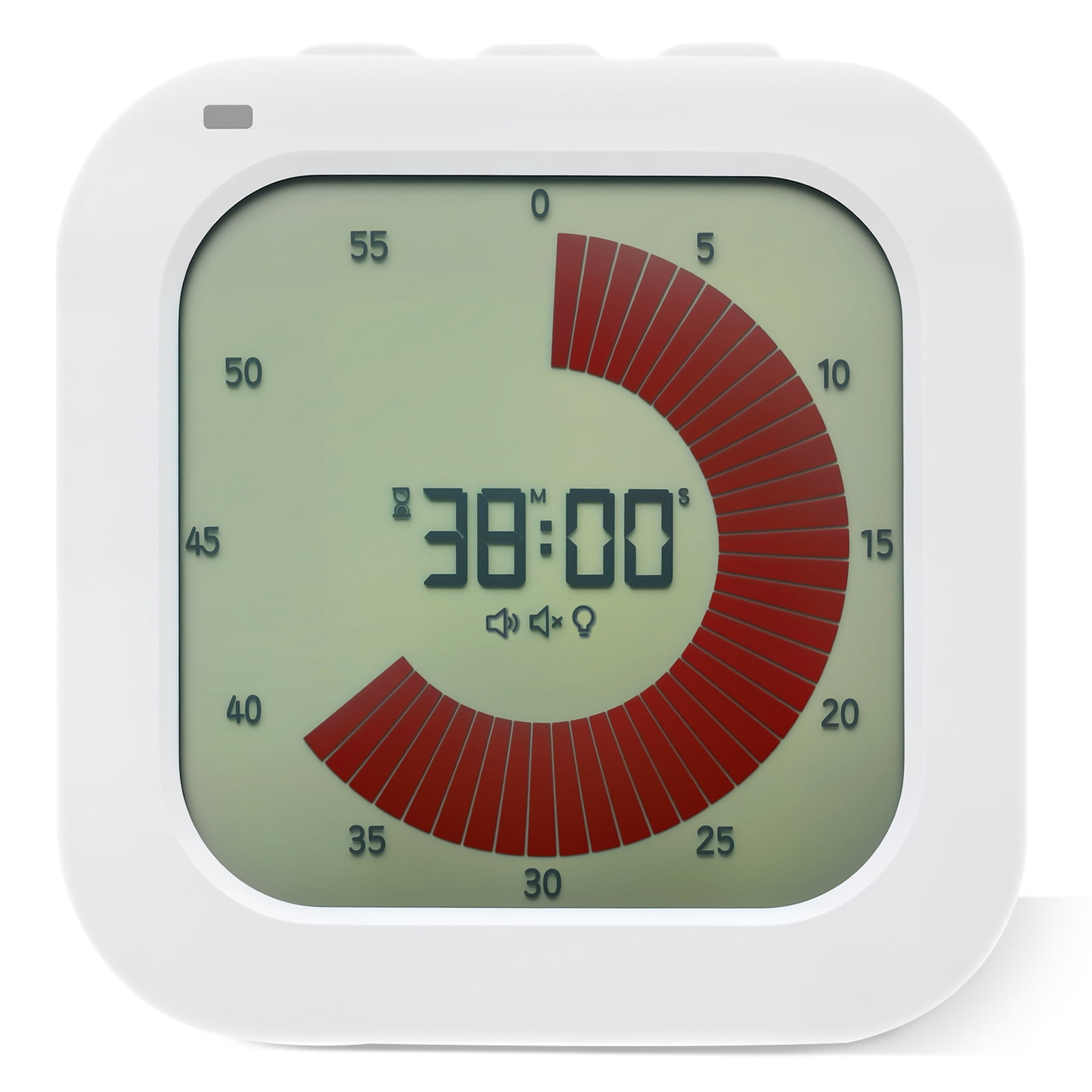 Visual Timer 60 Minute Countdown Timer with 3 Alarm Modes Portable Kids Visual Timer ...