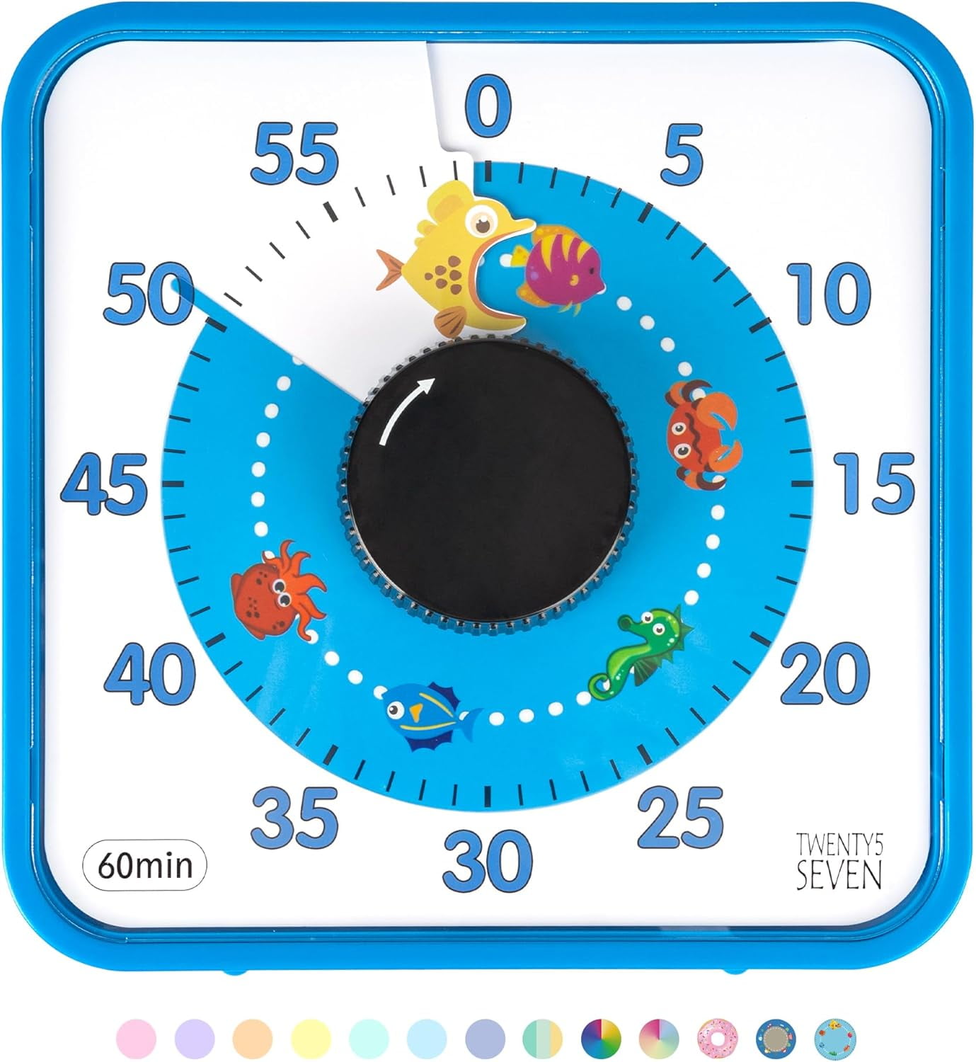Visual Timer 7.5 inch, 60-Minute Countdown Timer for Kids Classroom ... Visual Timer 7.5 inch, 60-Minute Countdown Timer for Kids Classroom ...