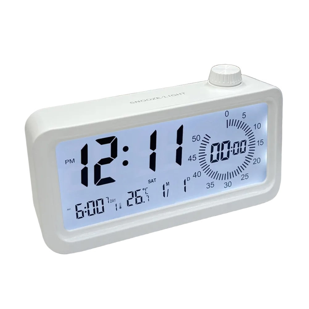 Digital Timer Alarm Clock with Luminous Display for Kids Room and ...
