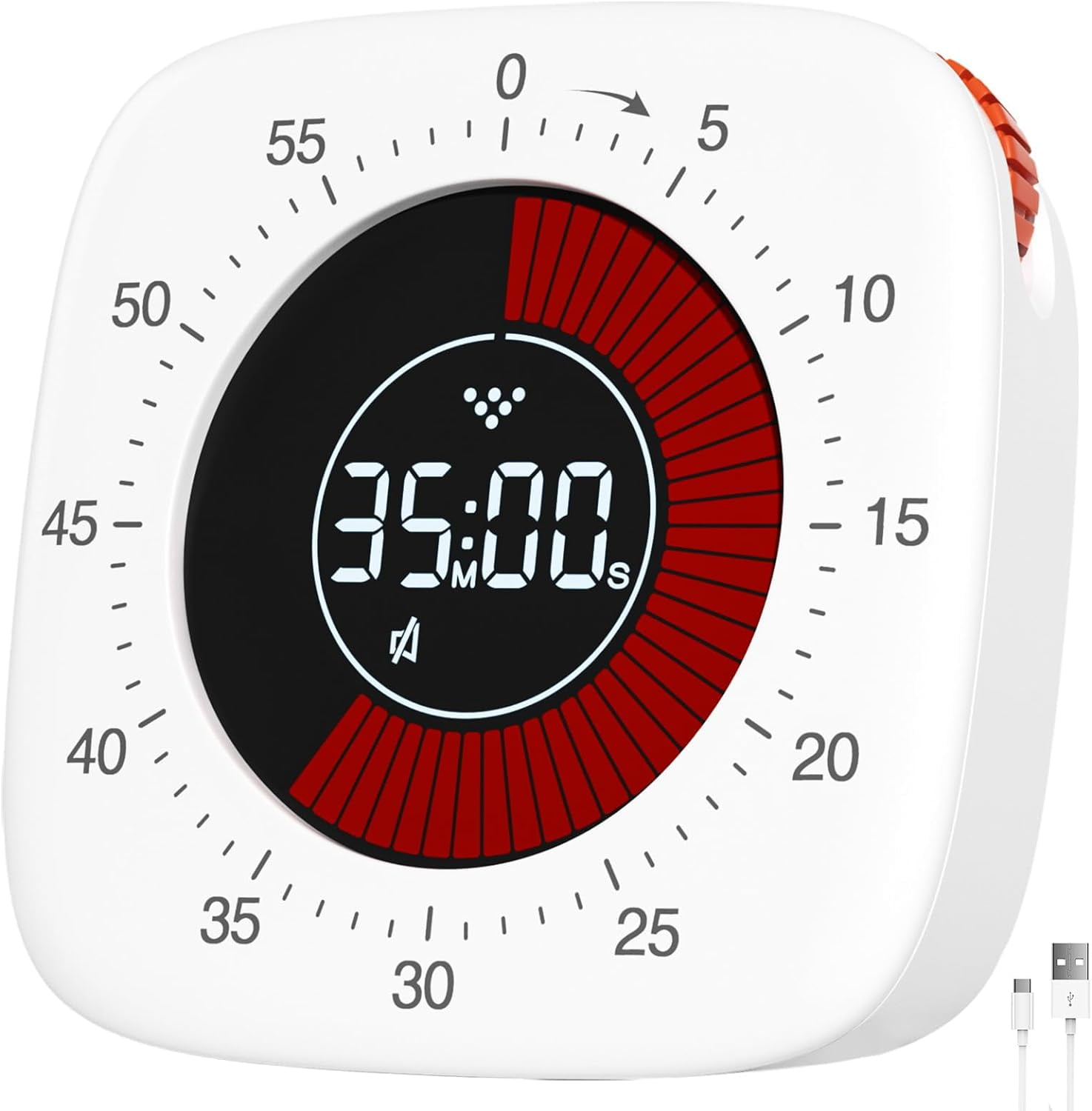 Visual Timer for Kids, Desk Countdown Timer for Classroom Homeshcool ...