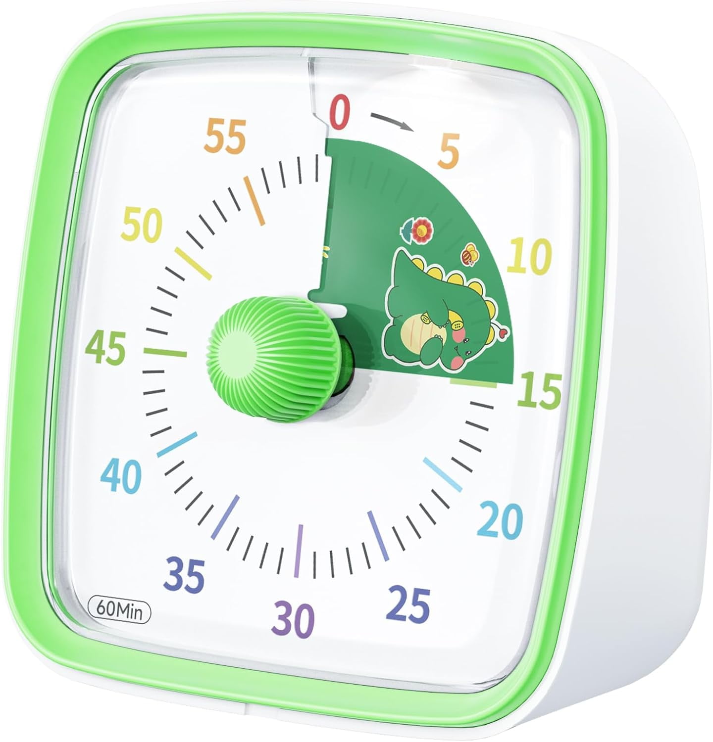 Visual Timer with Night Light for Kids and Adults, 60-Minute Countdown ...