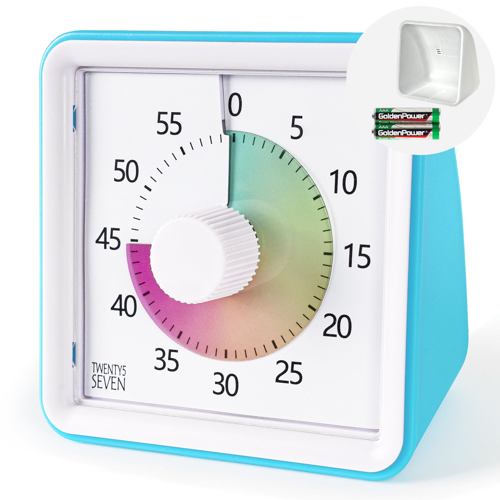 Visual Timer with Protective Case, 60-Minute Countdown Timer for Kids ...