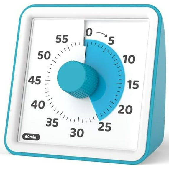 Visual Timer for Kids, 60-Minute Countdown Timers for Classroom Office ...