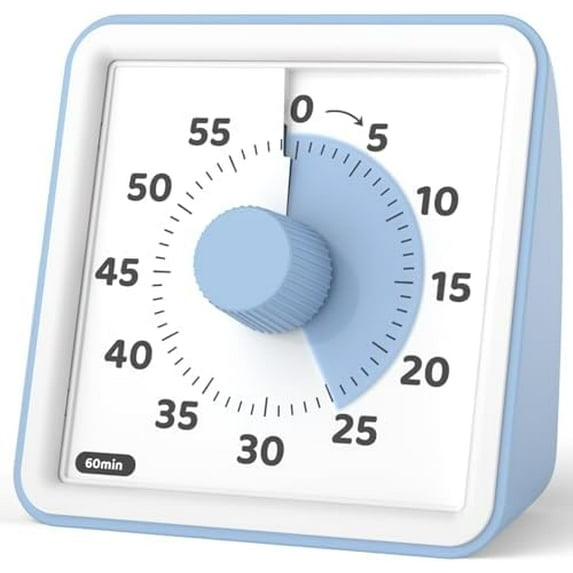 Visual Timer for Kids, 60-Minute Countdown Timers for Classroom Office ...