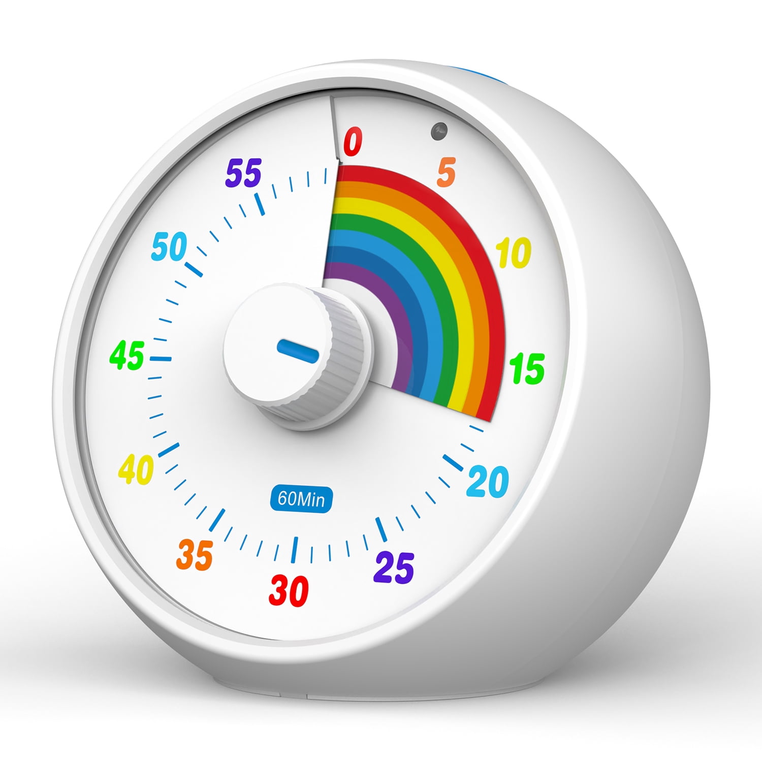 Visual Timer for Kids, 60-Minute Silent Countdown Rainbow Design - Time ...