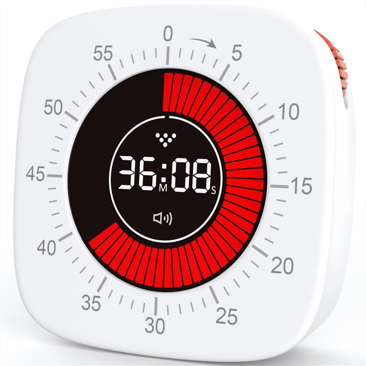 Visual Timer for Kids,Digital Timer with 60-Minute Countdown, Silent Timer for Desk Timer Clock ...