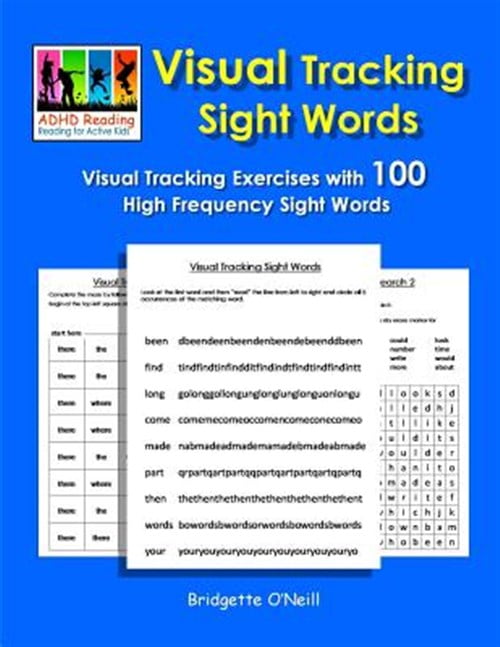 Pre-Owned Visual Tracking Sight Words: Visual Tracking Exercises with ...