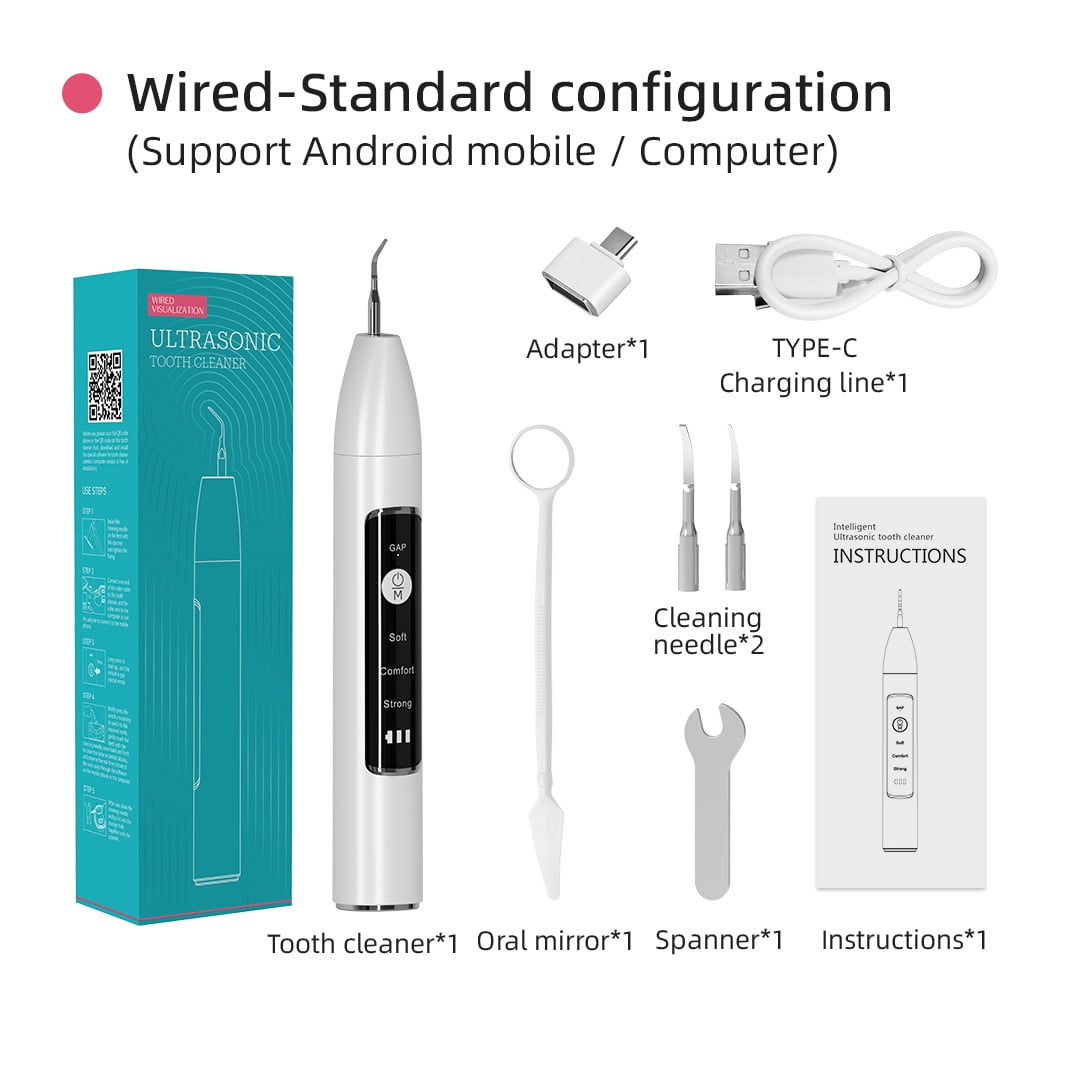 Visual ultrasonic scalers dental remover calculus tartar plaque stains ...