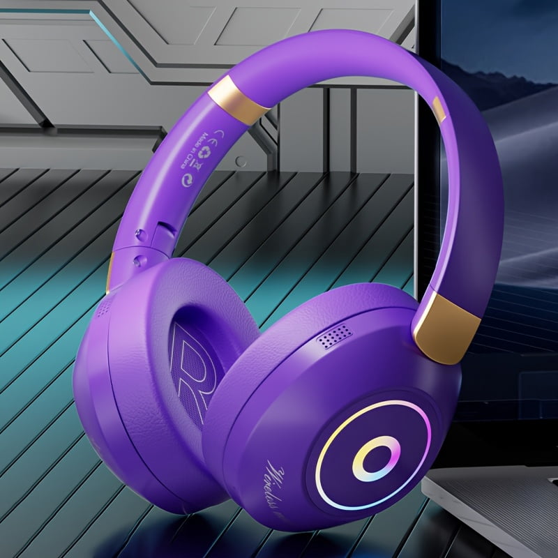 Visually Appealing High-End Wireless Headphones, Foldable Stereo ...