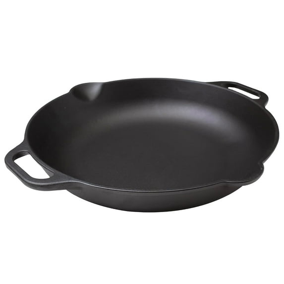 Visualz 13-Inch Cast Iron Skillet, Pre-Seasoned Cast Iron Frying Pan ...