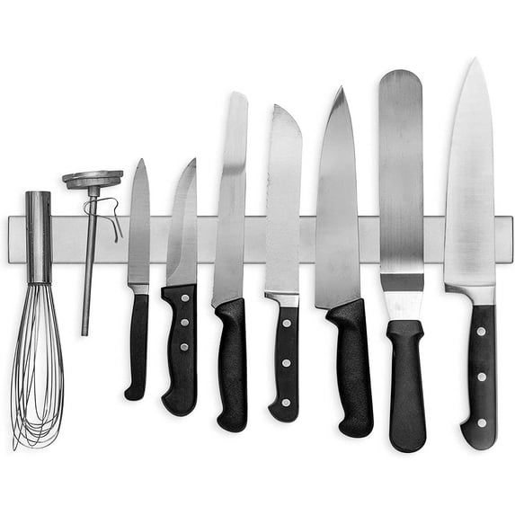 Visualz 18 Inch Stainless Steel Magnetic Knife Bar - Use as Knife ...