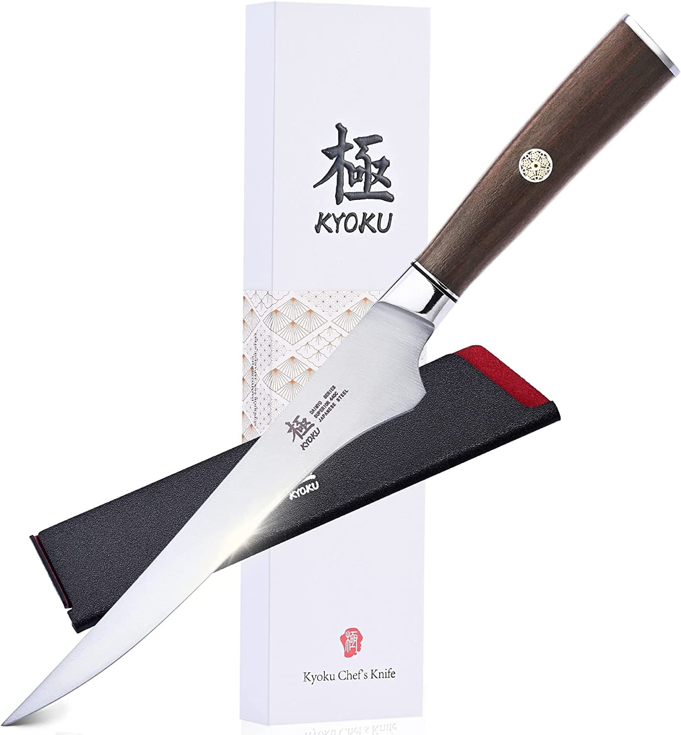 Visualz 6.5 Inch Boning Knife - Daimyo Series - Butcher Knife with ...