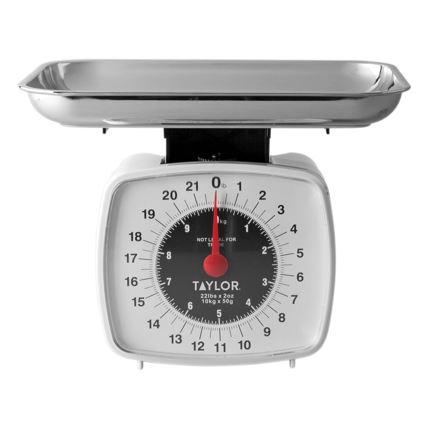 Visualz Analog Kitchen Scale Mechanical Food Scale, 22 lb Capacity ...